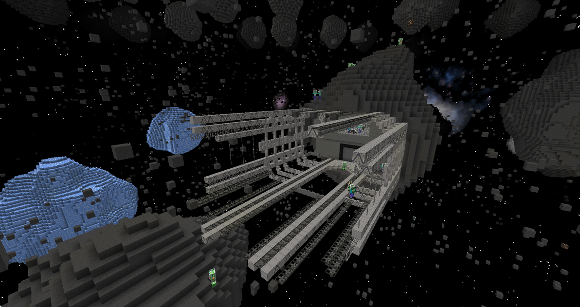 我的世界【AstroBlock 2 Lost in Space 迷失在太空】整合包介绍，附下载链接 - 哔哩哔哩