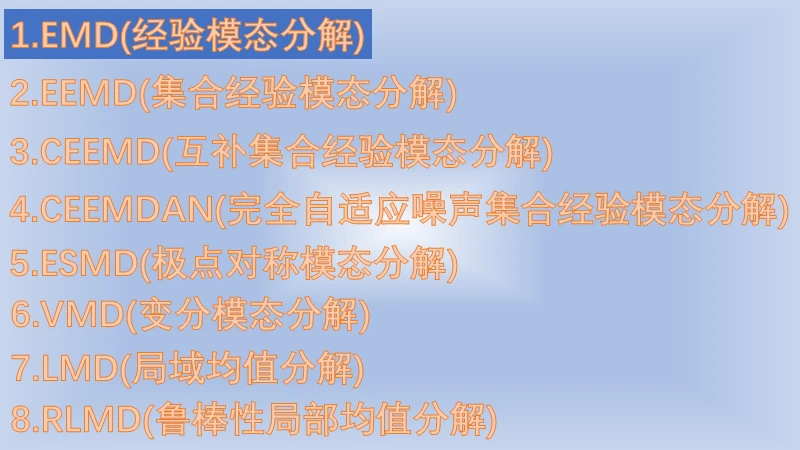 1 Emd（经验模态分解） 哔哩哔哩