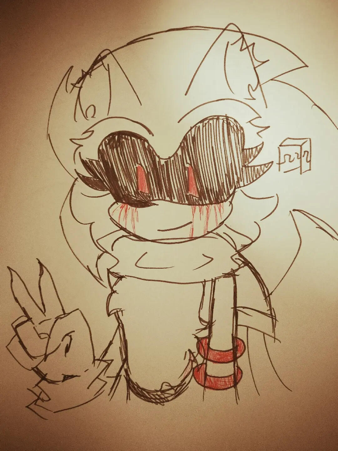 【Sonic.exe】oc介绍——Exection（重写） - 哔哩哔哩