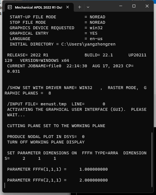 APDL基础4-数组参数-命令流定义 - 哔哩哔哩
