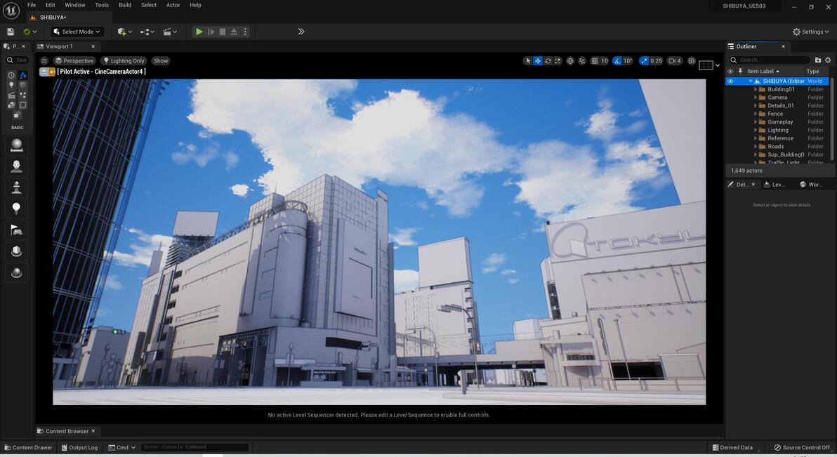 UE5动漫城市项目Anime Tokyo的创作经验分享 - 哔哩哔哩