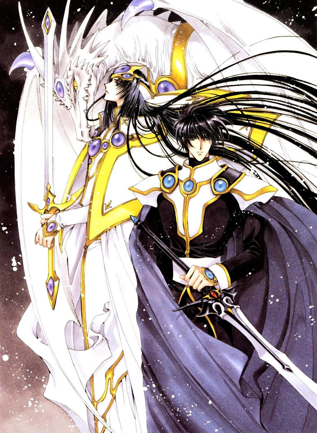 【高清资源】CLAMP原画集① - 哔哩哔哩