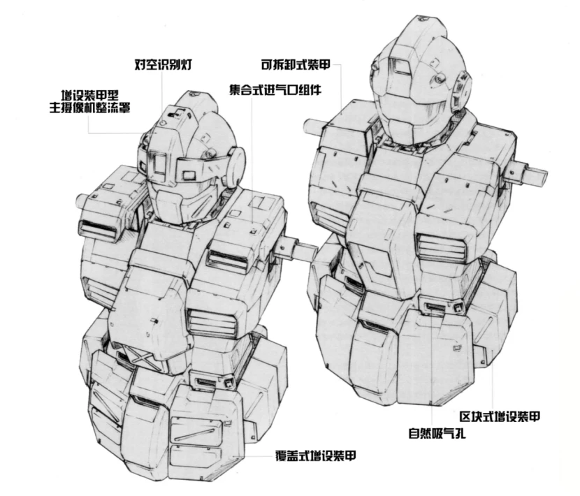 【机动战士高达】圆润厚实----RGM-79F 装甲强化型吉姆 - 哔哩哔哩