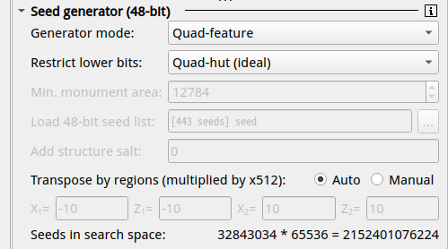 mc种子查找工具cubiomes-viewer使用实例 - 哔哩哔哩