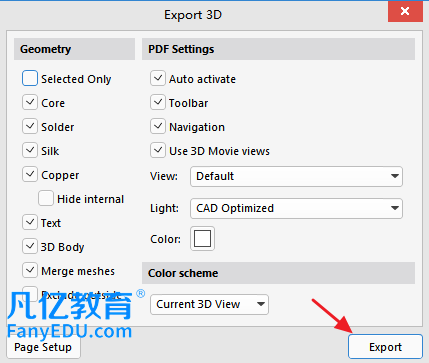 Altium Designer 19导出3DPDF的方法 - 哔哩哔哩