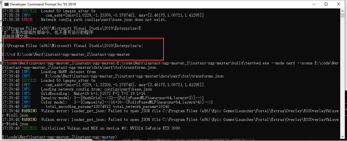 英伟达的Nerf:instant_ngp在Windows10下的配置和使用--保姆级教学 - 哔哩哔哩