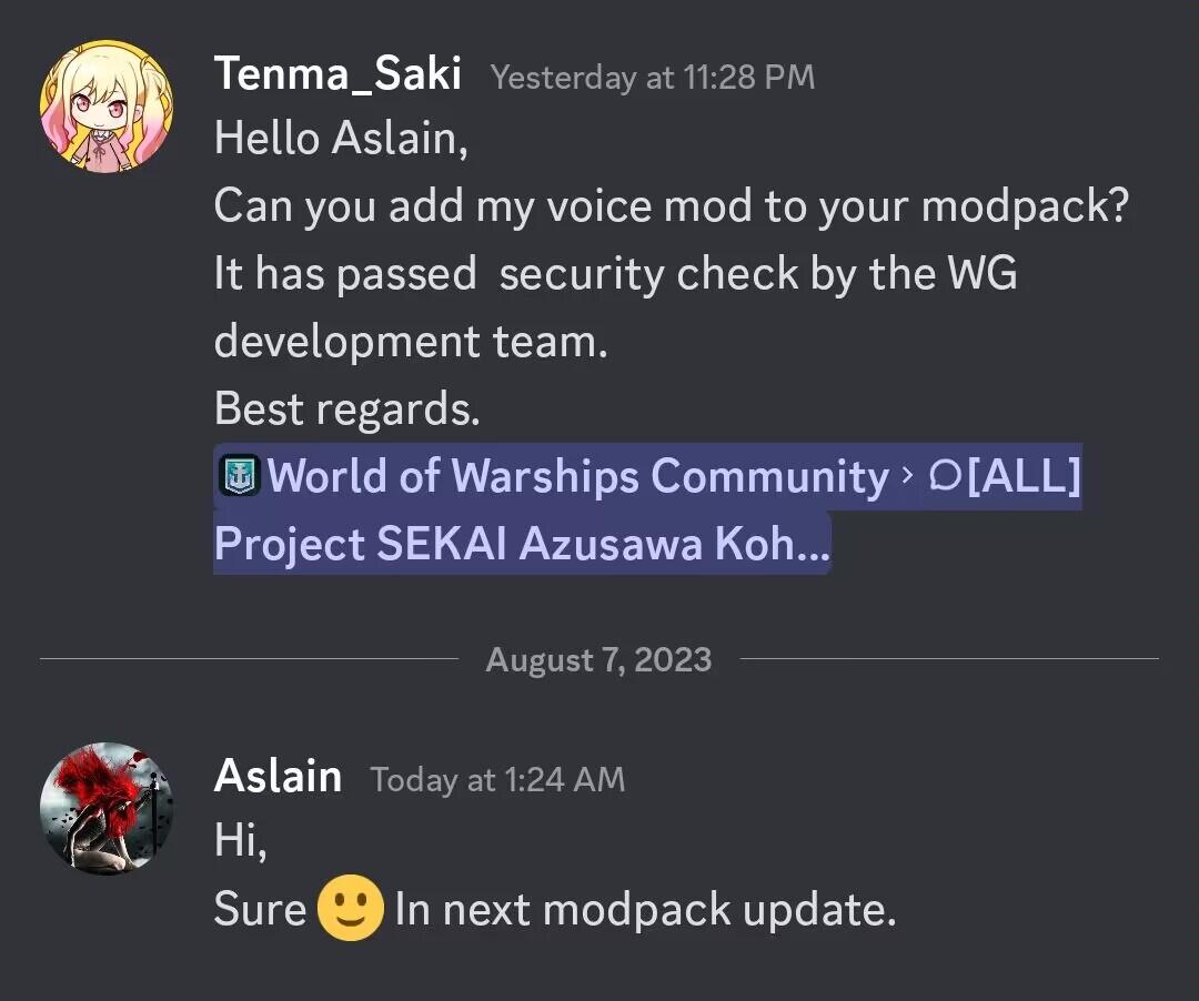 如何将自己的战舰世界Mod登录至阿斯兰aslain？ - 哔哩哔哩