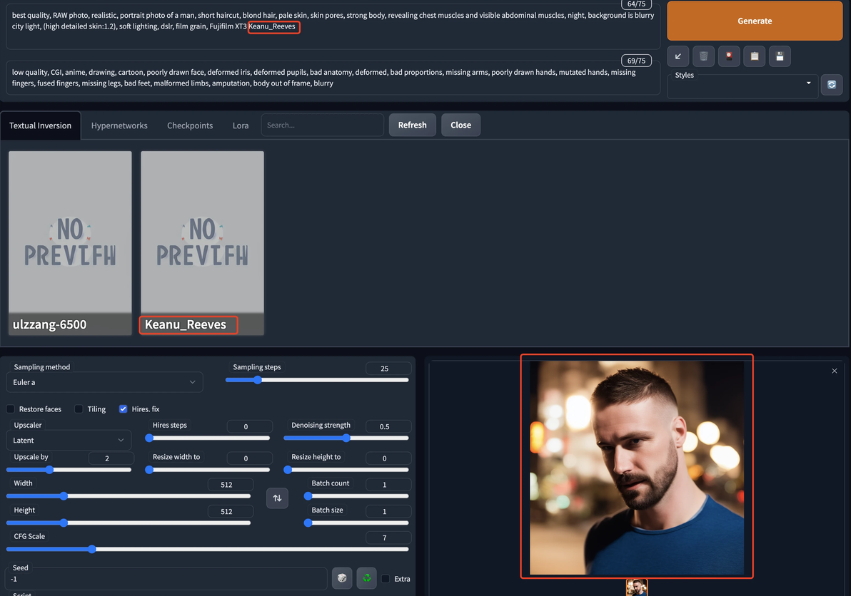 使用 Stable diffusion WebUI 进行 embedding 模型的训练 - 哔哩哔哩