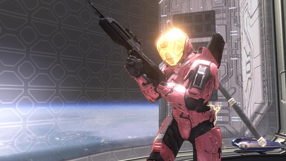 【HALO军械频道】BR55战斗步枪 —— 远程精准射击 - 哔哩哔哩