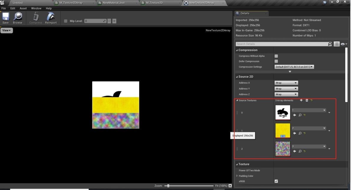 【UE4材质】纹理数组Texture2DArray说明 - 哔哩哔哩