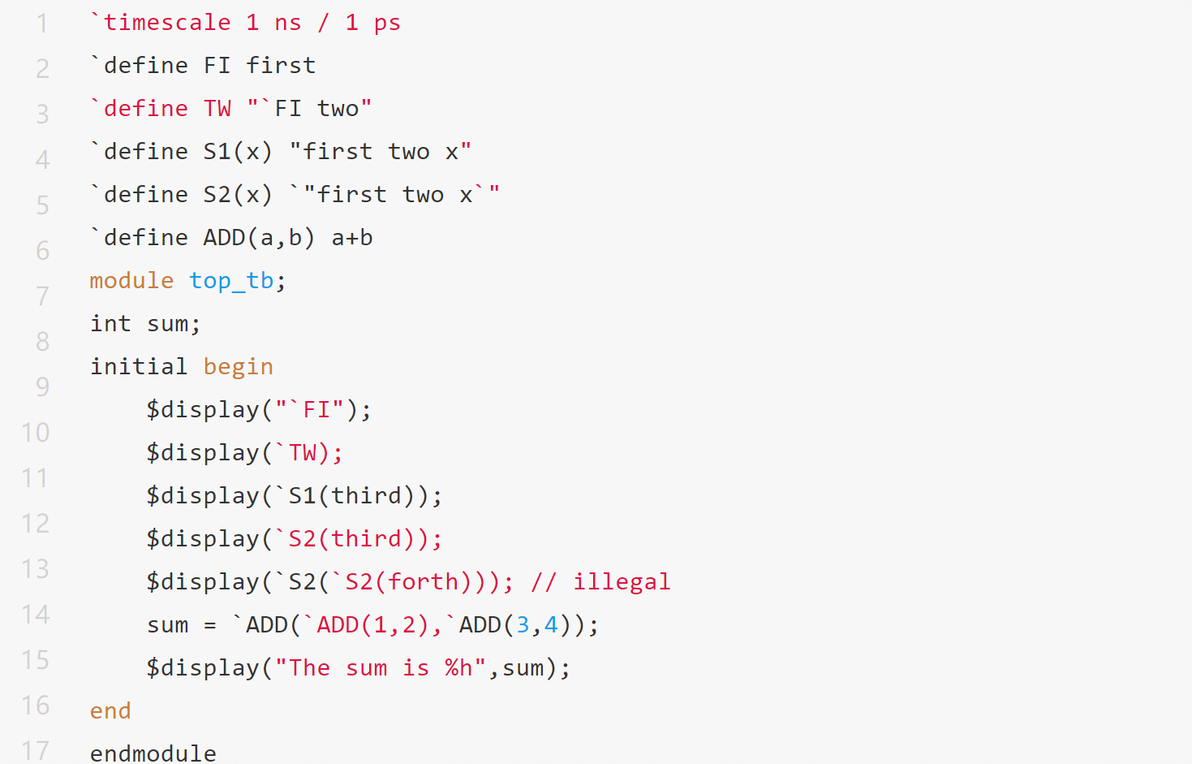 Verilog系列：define的扩展用法（二） - 哔哩哔哩