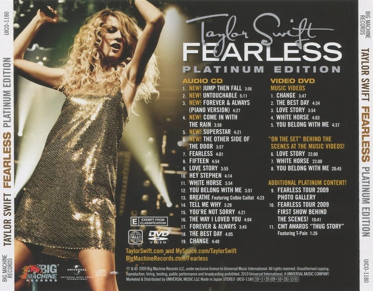Taylor Swift Fearless专辑封面高清修复 - 哔哩哔哩