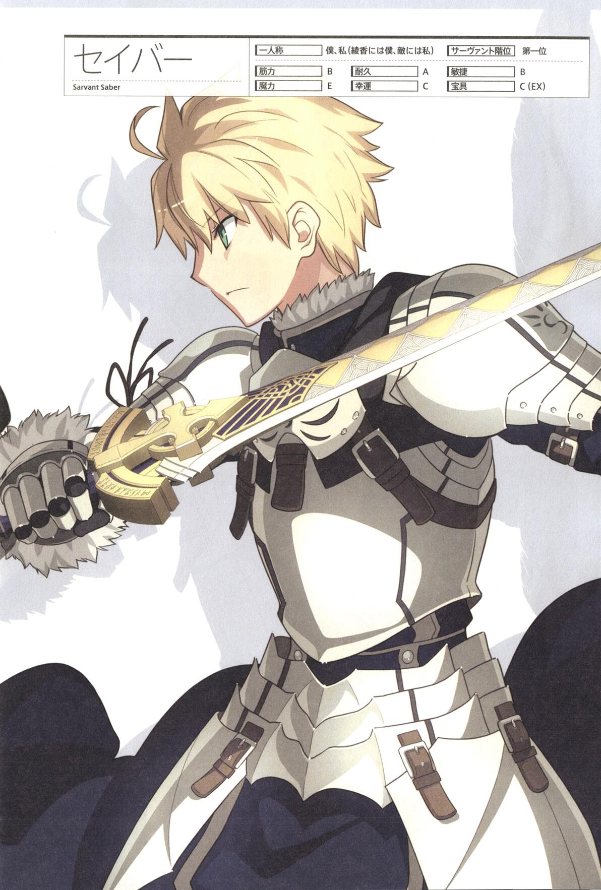 Fate/Prototype设定集Fate Prototype Animation Material - 哔哩哔哩