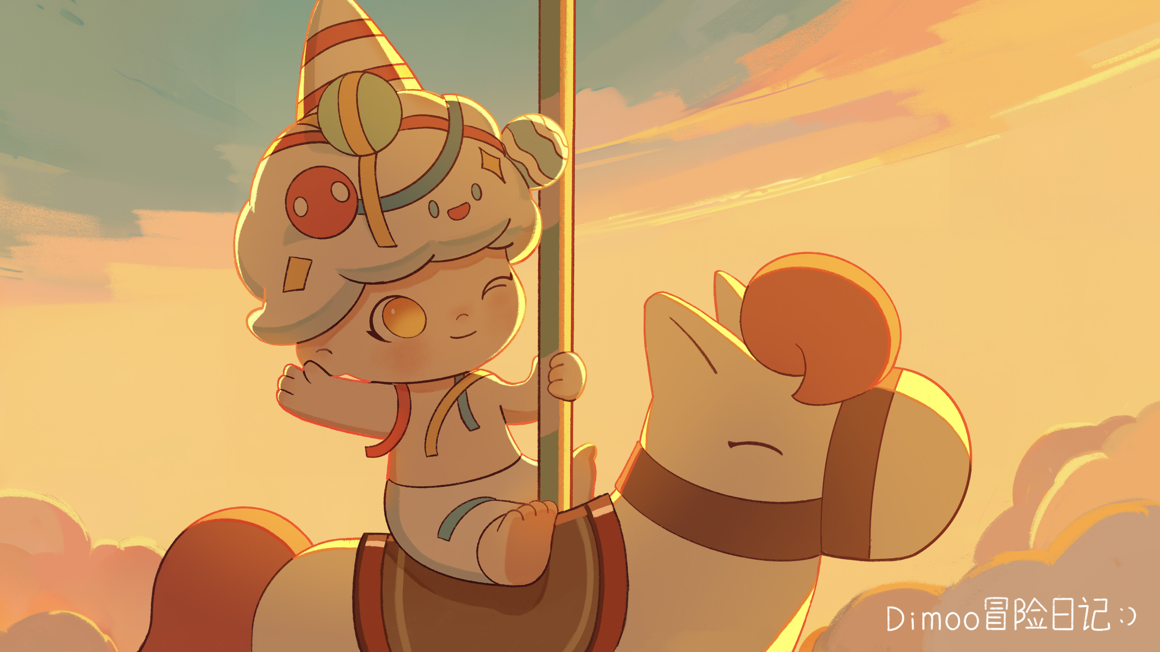 自制dimoo壁纸|《游乐园》 - 哔哩哔哩