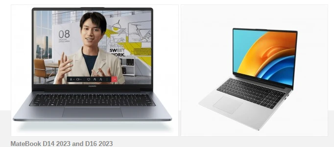 华为发布MateBook D14 和D16 2023款，智慧屏幕S3 Pro - 哔哩哔哩