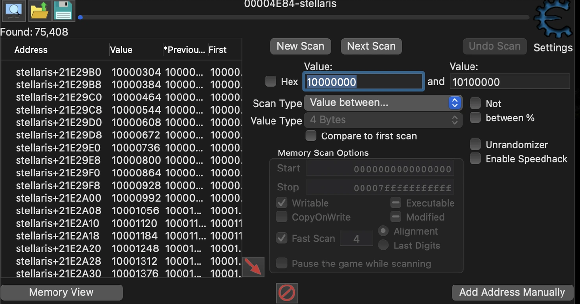 Cheat Engine修改Mac版群星详细方法 - 哔哩哔哩