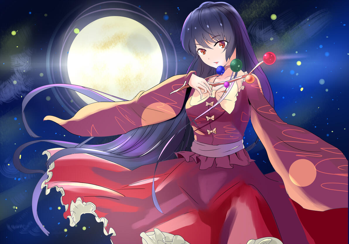 【东方义务教育】辉夜姬&永琳 - 哔哩哔哩