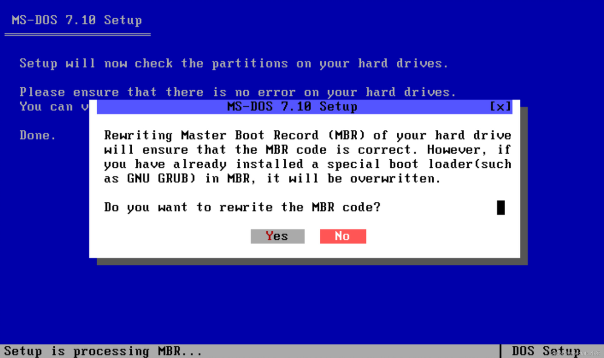 VMware虚拟机安装MS-DOS 7.10教程 - 哔哩哔哩