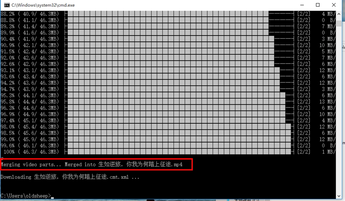 视频下载利器——you-get（cmd使用，python、ffmpeg安装） - 哔哩哔哩