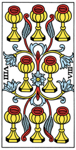 马赛塔罗牌 圣杯2~10 - 哔哩哔哩