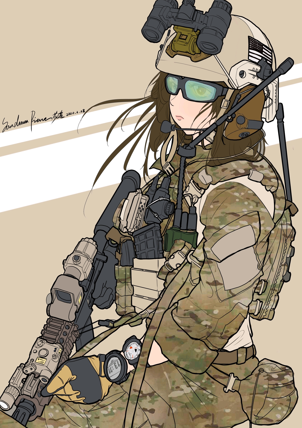 枪械 武装 少女 战斗 哔哩哔哩
