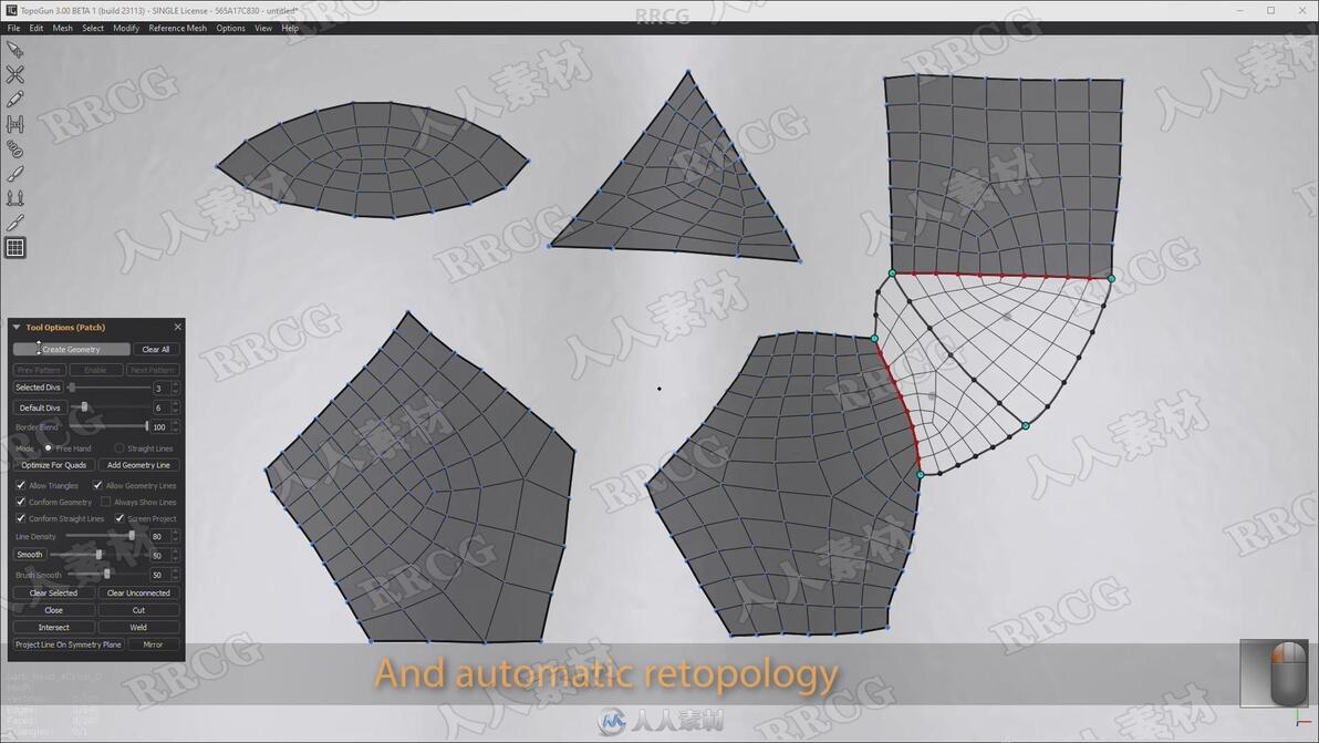 Topogun 3模型拓扑与贴图烘焙软件V3.27840版 - 哔哩哔哩