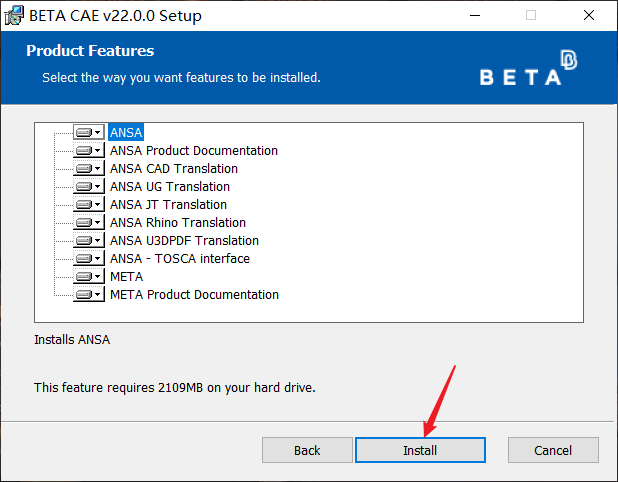 ANSA V22.0 安装教程 - 哔哩哔哩