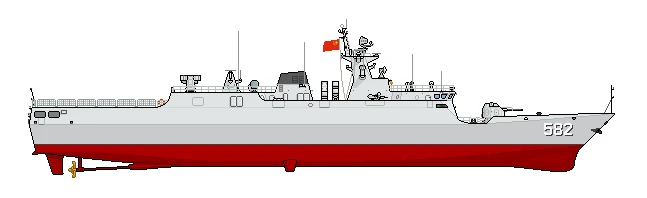 用shipbucket绘制中国海军图谱-056轻型护卫舰 - 哔哩哔哩