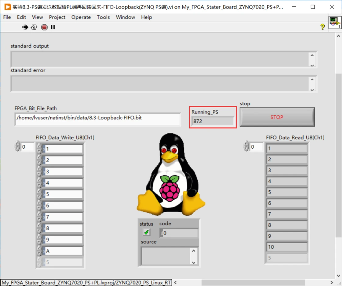 第6章>>实验8：PS(ARM)端与PL端FPGA通过FIFO队列进行交互《LabVIEW FPGA ZYNQ宝典》 - 哔哩哔哩