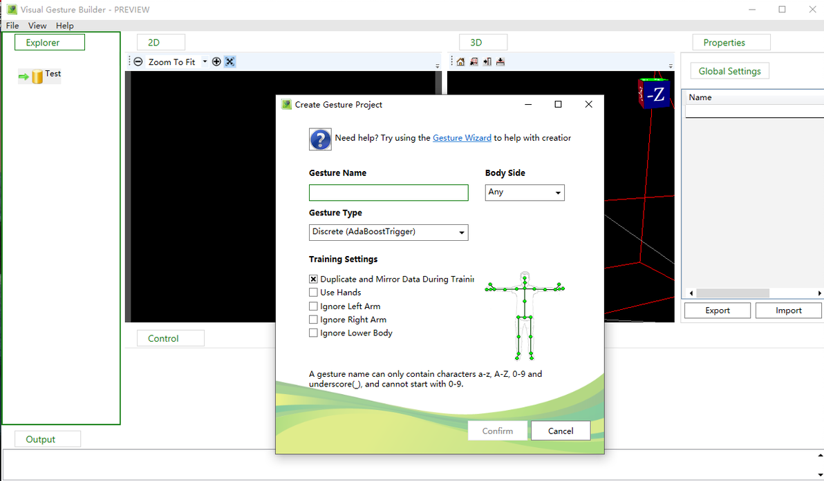 Kinect中录制自定义动作，并在Unity中加载识别 - 哔哩哔哩