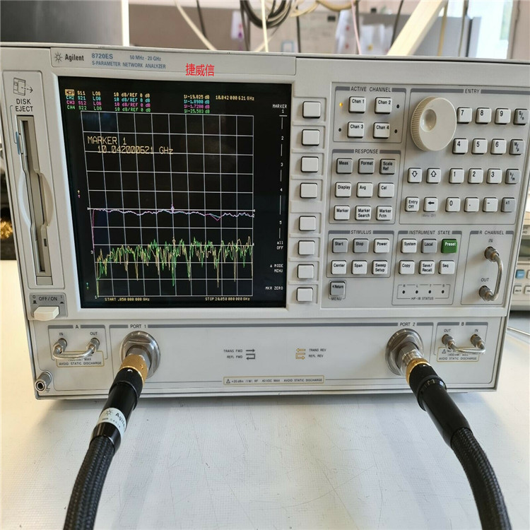 供应Agilent8720ES网络分析仪20GHz - 哔哩哔哩
