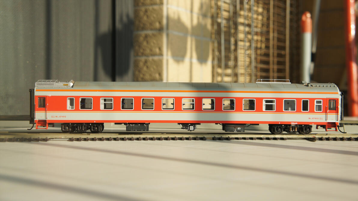 【模型】N27出品YW25G硬卧（广播车）车厢 评测 P2 - 哔哩哔哩