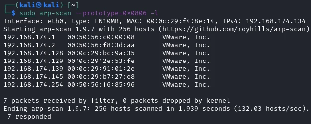 Arp-Scan全参数详细教程 Kali Linux & Termux教程 黑客入门教程 - 哔哩哔哩