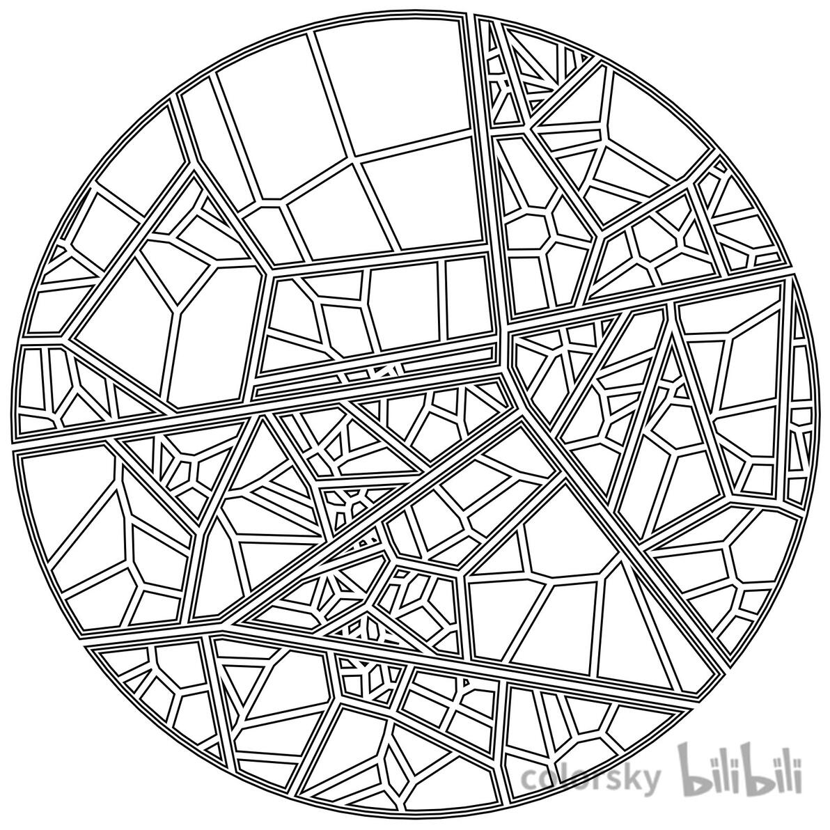 【教程/笔记 附源码】使用Python+Processing绘制递归泰森多边形 Recursive Voronoi - 哔哩哔哩