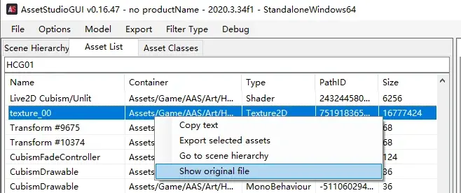 关于Unity2d游戏动态CG和Live2D动画的提取以及逆向思路 - 哔哩哔哩