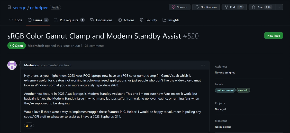 卸载奥创中心使用G-Helper后如何使用奥创的色域切换功能 - 哔哩哔哩