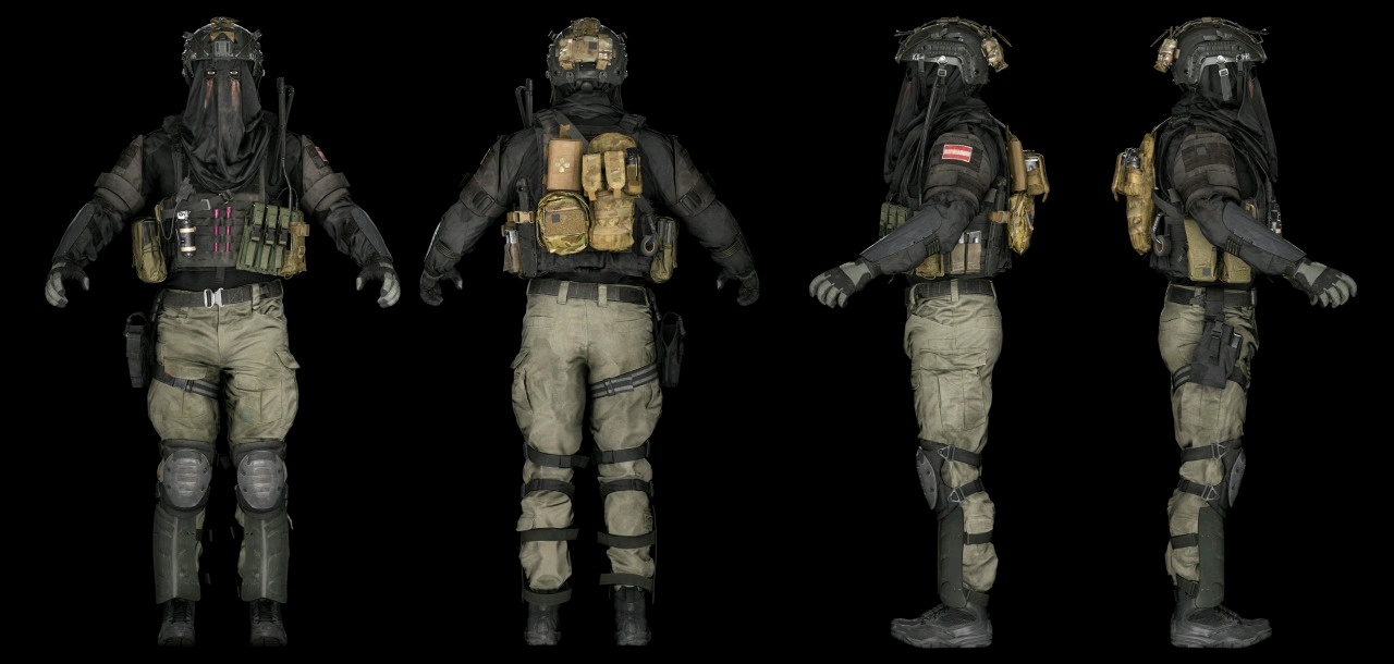 角色平面视图及细节——König - 哔哩哔哩