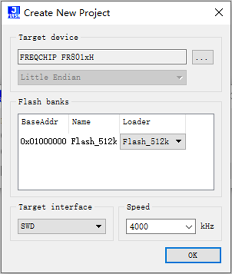 富芮坤FR801xH使用J-Flash烧录固件 - 哔哩哔哩