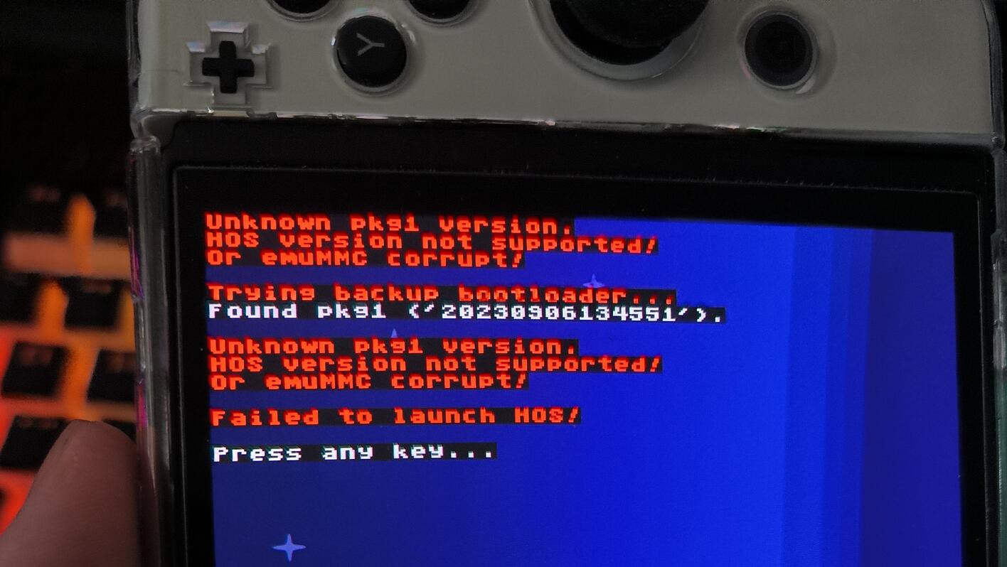 Switch升级17.0后提示Unknown pkg1 version的解决方法 - 哔哩哔哩
