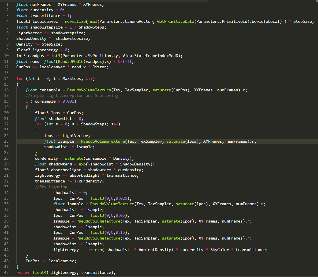 UE4.25 volume texture插件包制作静态云效果 - 哔哩哔哩