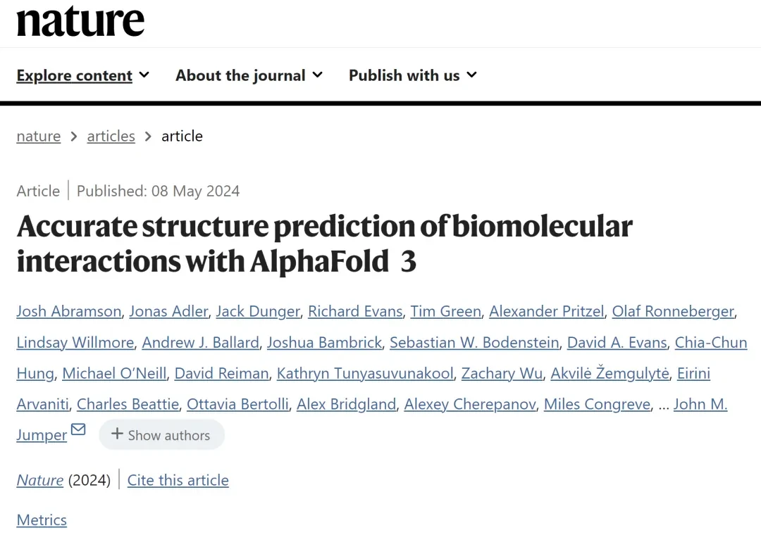 Nature|AlphaFold 3 预测了所有生命分子的结构和相互作用 - 哔哩哔哩