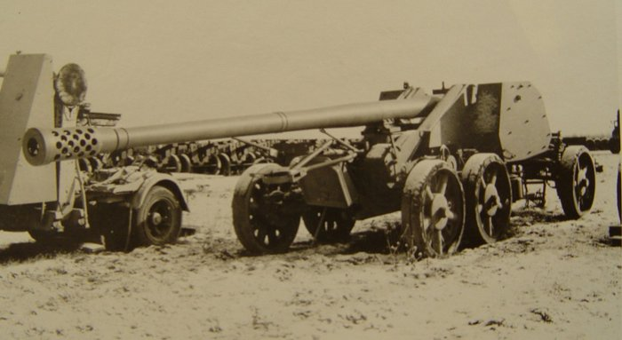 更大，更长，更强的德意志超重型反坦克炮——Pak44反坦克炮 - 哔哩哔哩
