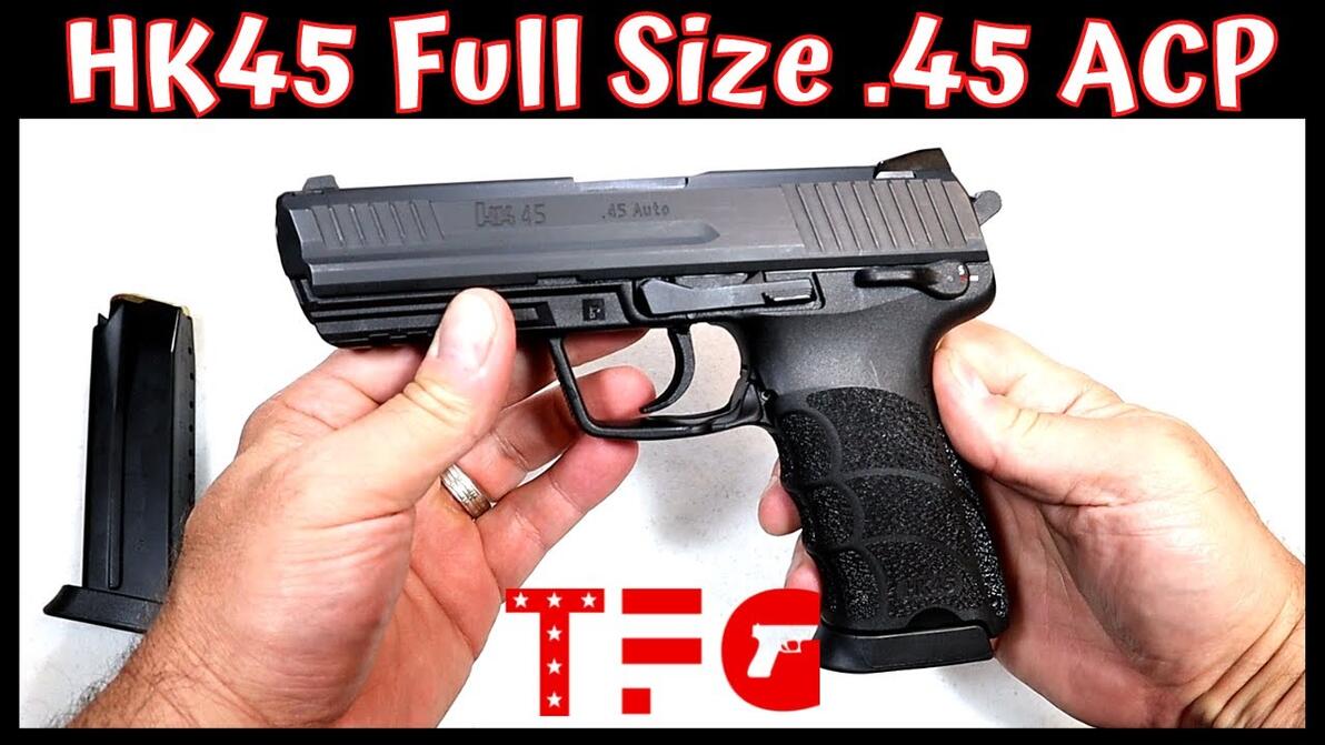 手枪科普：HK45 - 哔哩哔哩