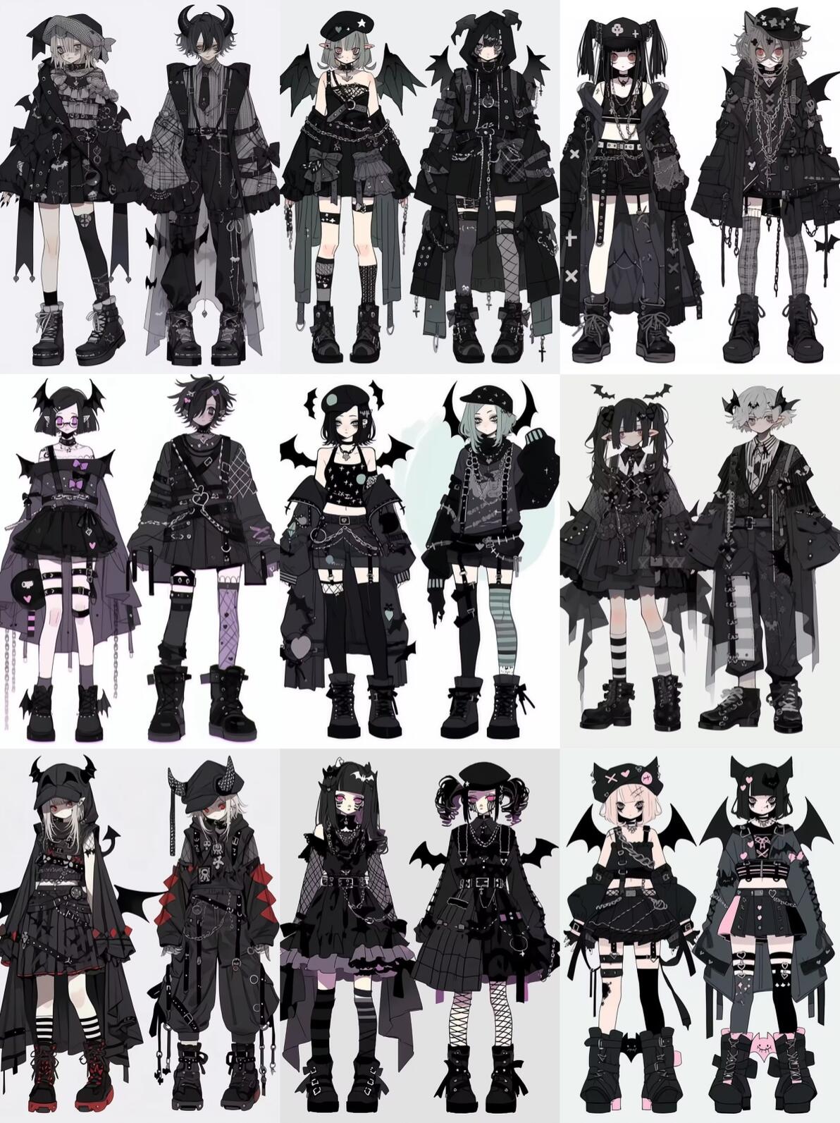 200+OC服装参考！总有一款适合你的OC！ - 哔哩哔哩