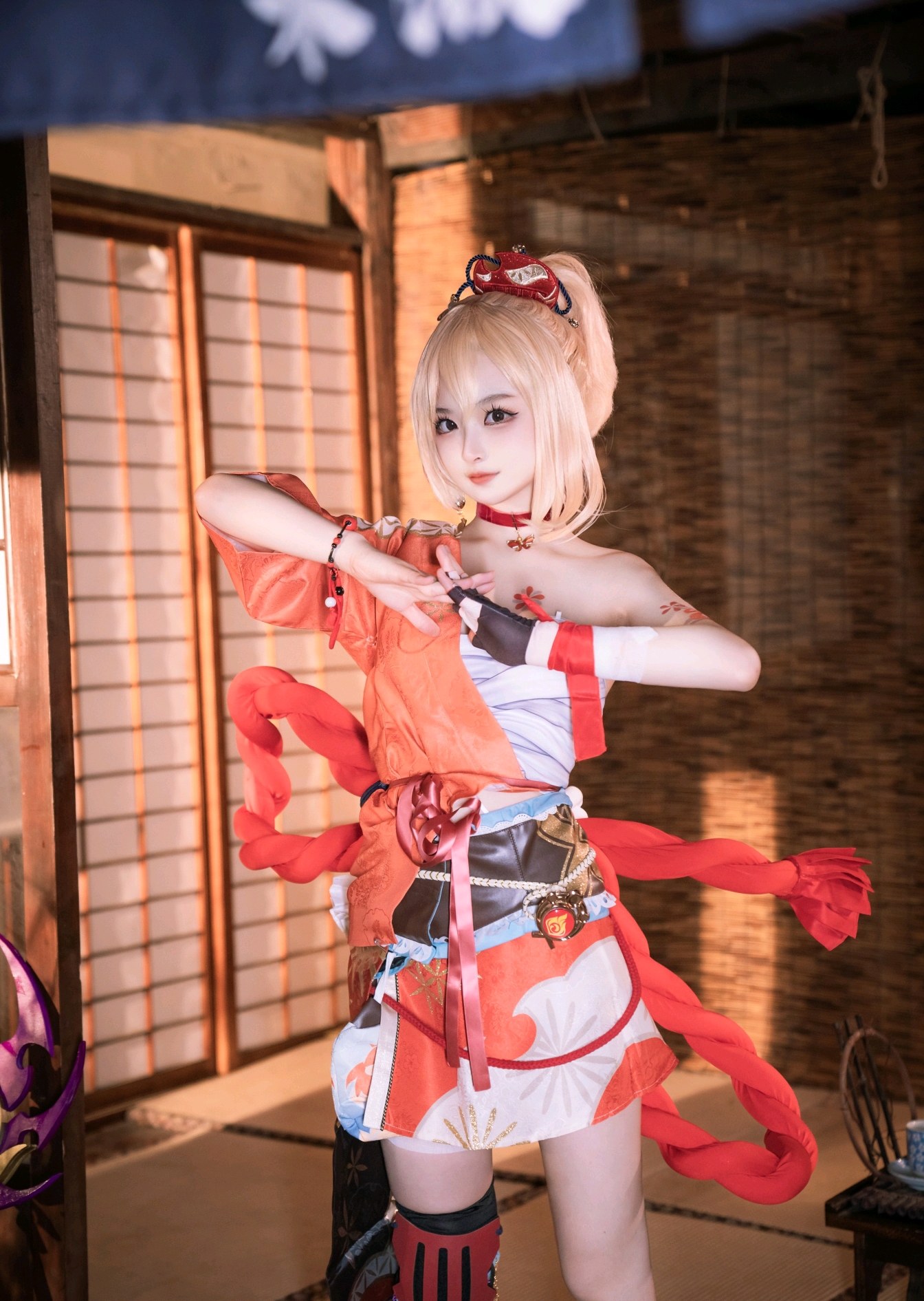 【COS】白莉爱吃巧克力 - 宵宫 - 哔哩哔哩