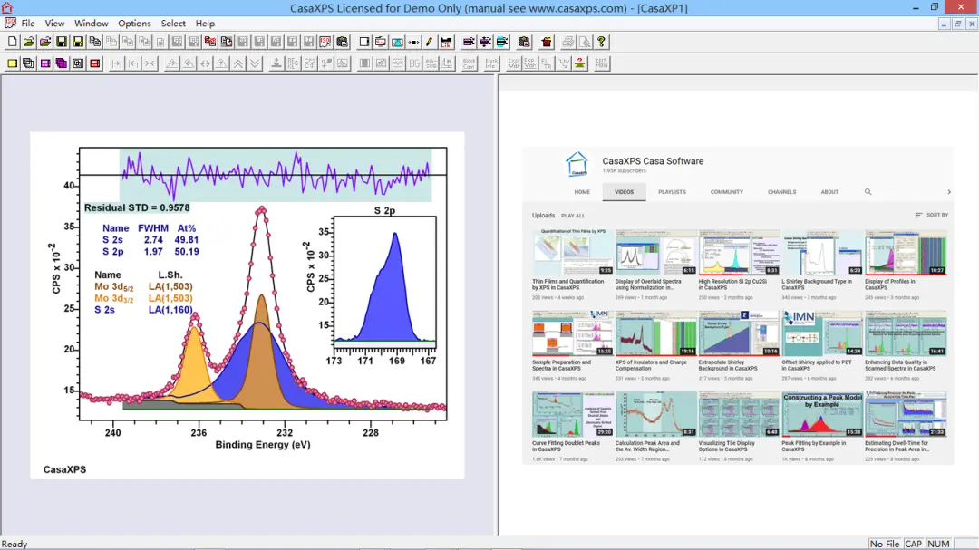 【XPS数据处理】之Casa XPS篇（后附下载地址及安装方法） - 哔哩哔哩