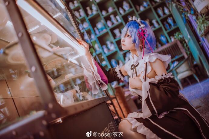 COS | Re:从零开始的异世界生活-蕾姆：萌妹大眼蓝发，令人无法自拔 - 哔哩哔哩