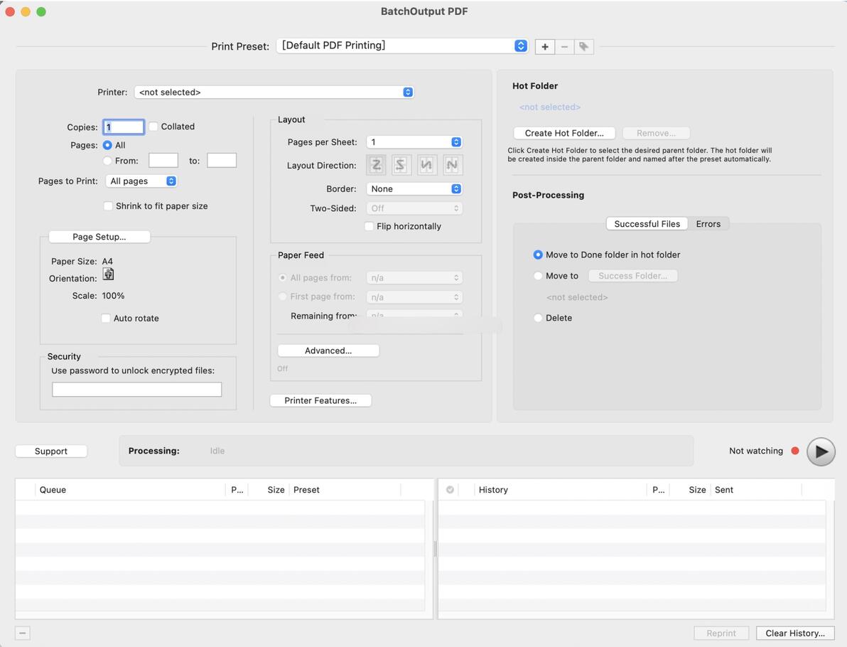 BatchOutput PDF for Mac(批量自动打印PDF文件) - 哔哩哔哩