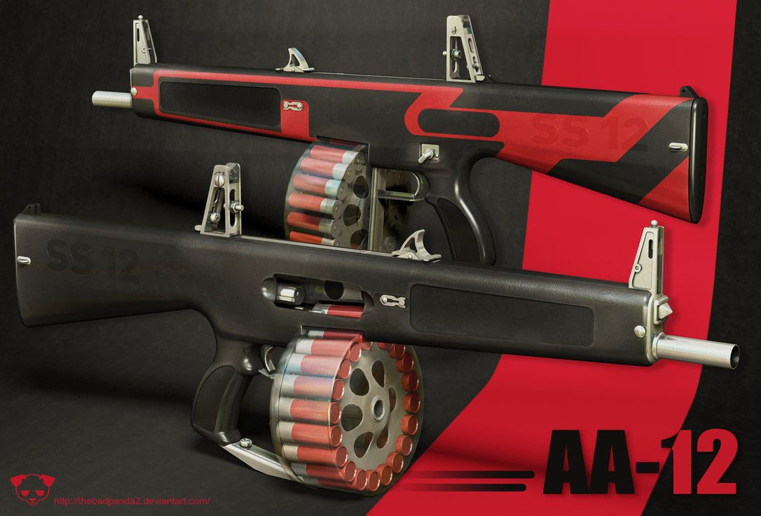 【入门军事科普#15】-- 美国AA-12全自动霰弹枪 - 哔哩哔哩