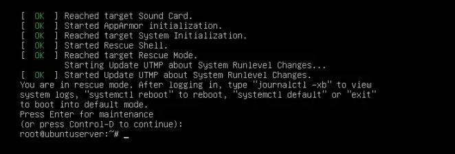 ubuntu 开机紧急模式黑屏（emergency mode）解决思路 - 哔哩哔哩